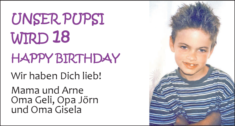 Anzeigen von | NWZGlückwünsche